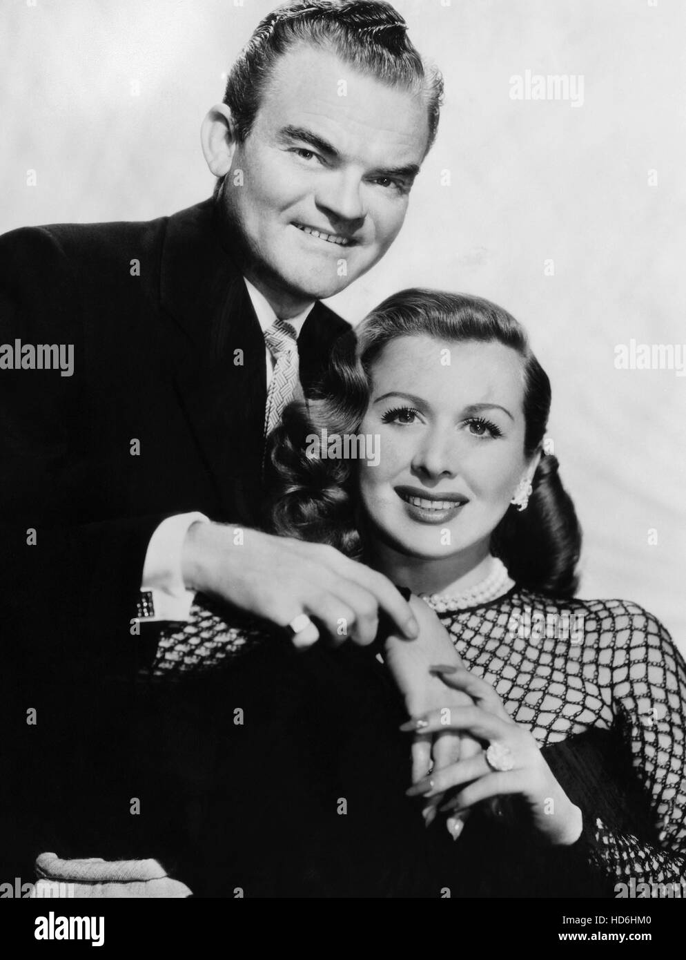 THE SPIKE JONES SHOW, Spike Jones with wife Helen Grayco, 1954 Stock ...
