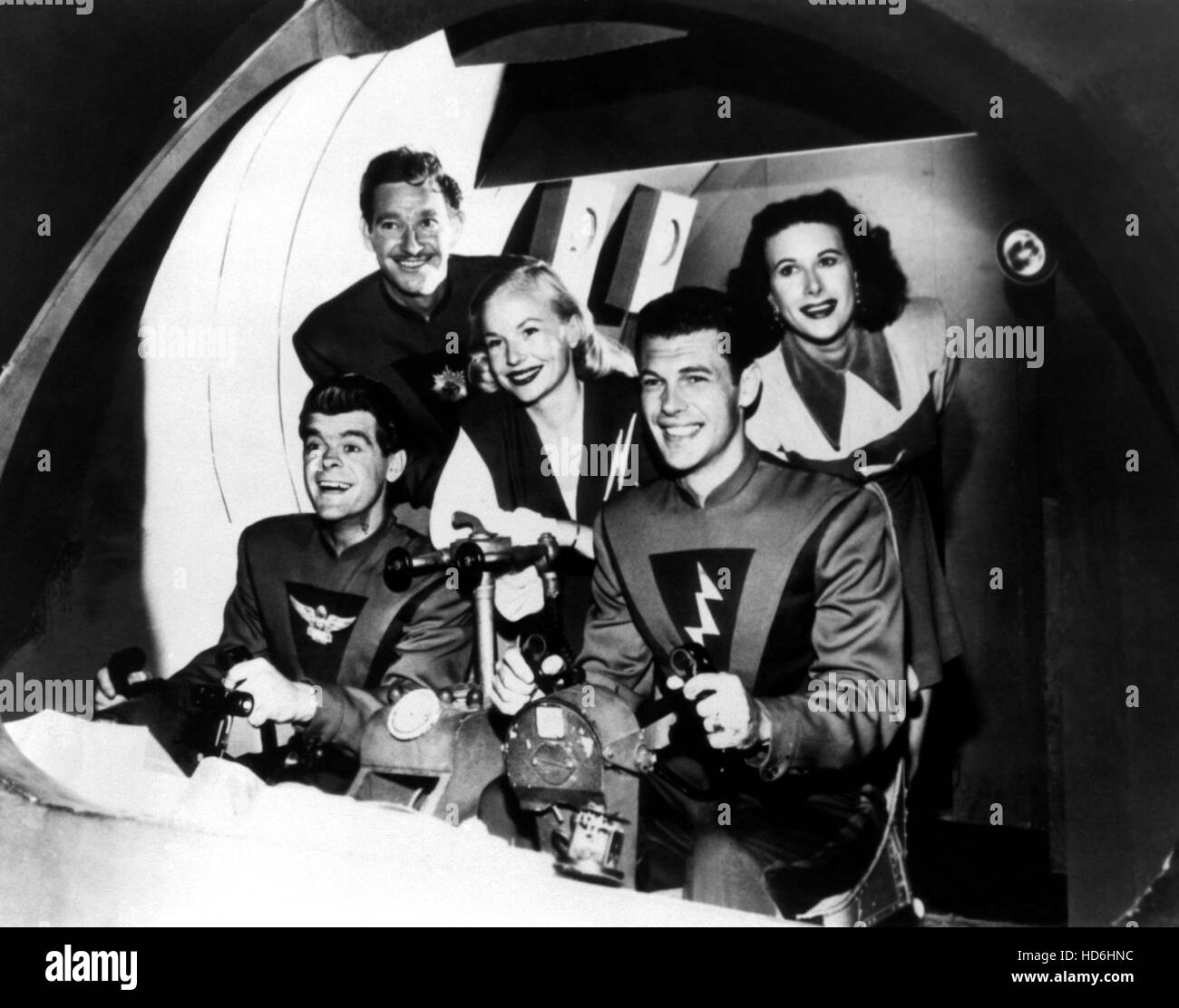 SPACE PATROL, Virginia Hewitt (center), Ed Kemmer (r.), 1950-55 Stock ...
