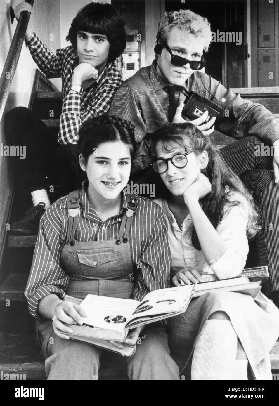 SQUARE PEGS, (clockwise from top left): John Femia, Merritt Butrick ...