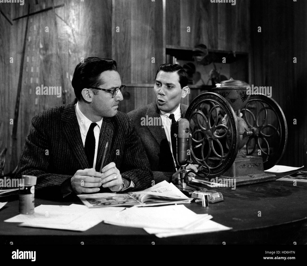 STEVE ALLEN SHOW, Steve Allen, Gene Rayburn, 1954 Stock Photo - Alamy