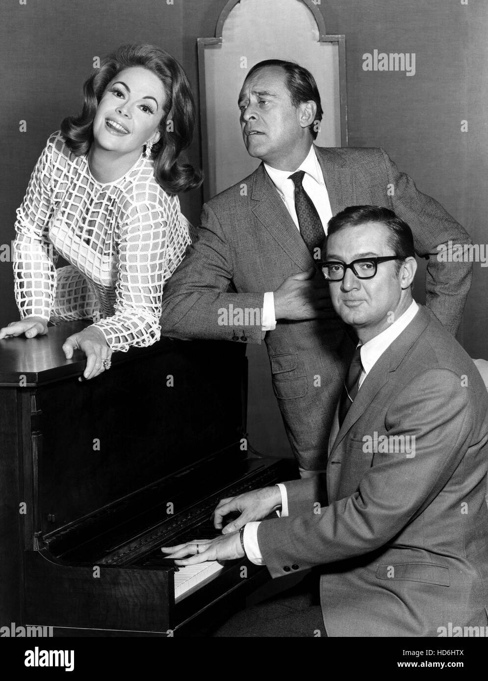 THE STEVE ALLEN SHOW, Jane Meadows, Louis Nye, Steve Allen, (Season 2 ...