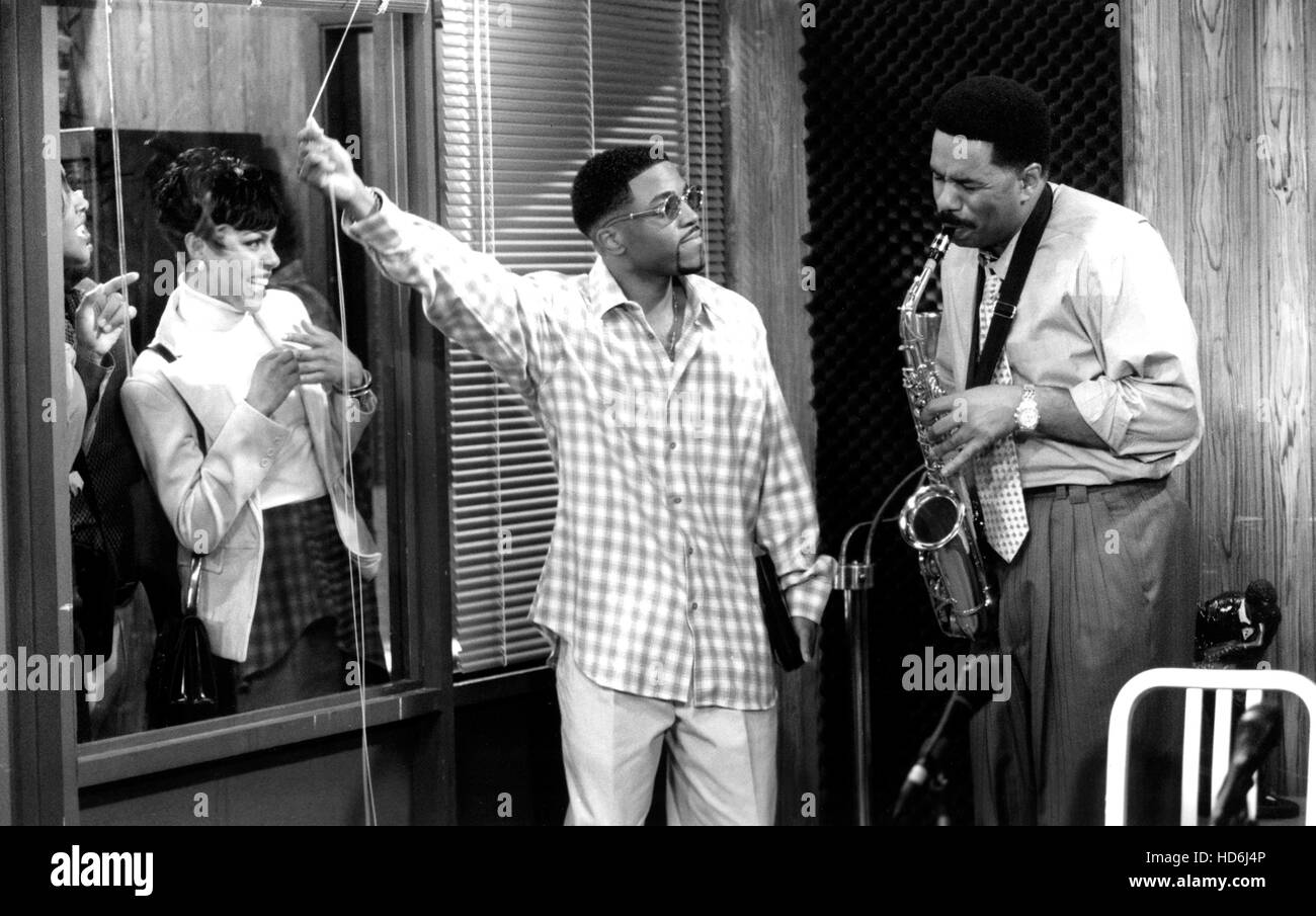 STEVE HARVEY SHOW, Wendy Raquel Robinson, Teddy Riley, Steve Harvey ...