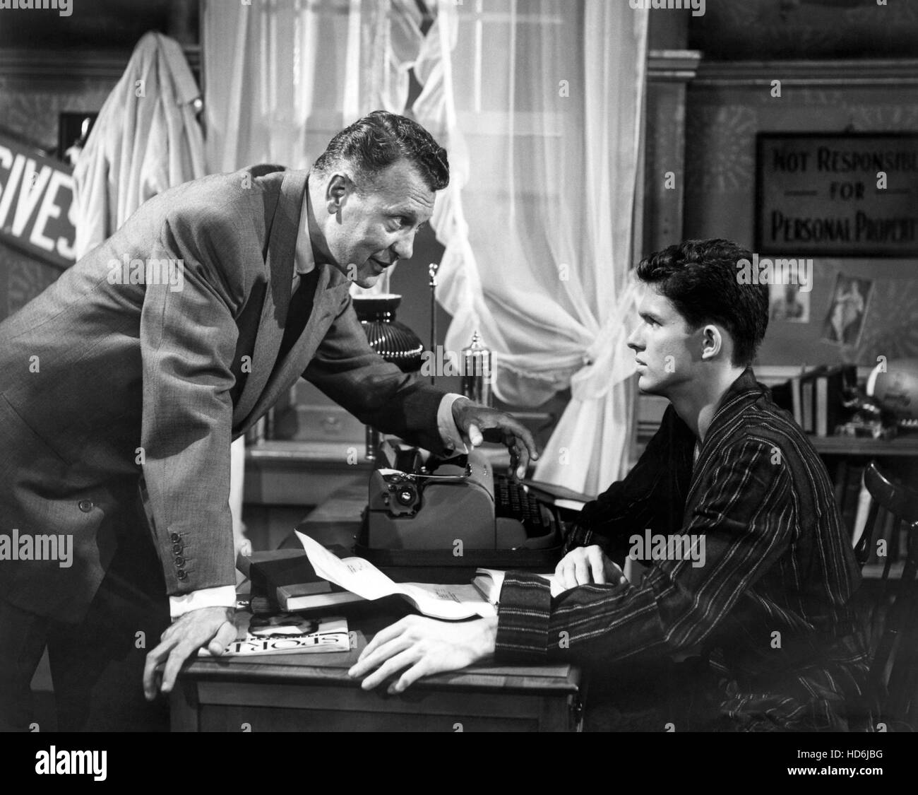 STUDIO ONE, from left: Ralph Bellamy, Geoffrey Horne, 'Lile Father ...