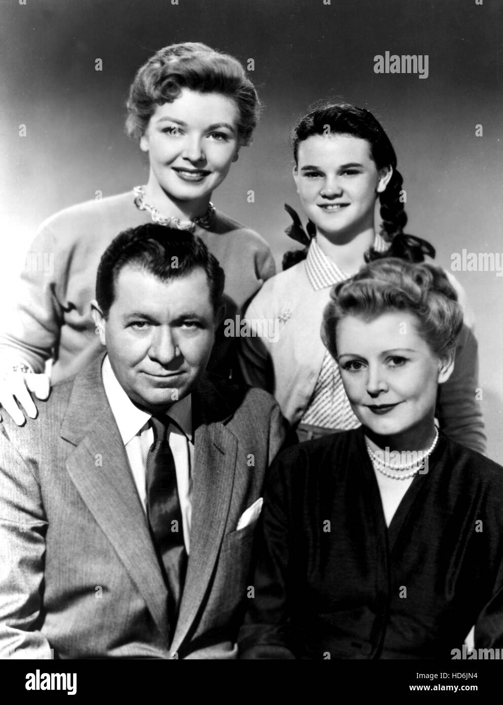 THE TROUBLE WITH FATHER, Merry Anders, Sheila James [top]; Stuart Erwin ...