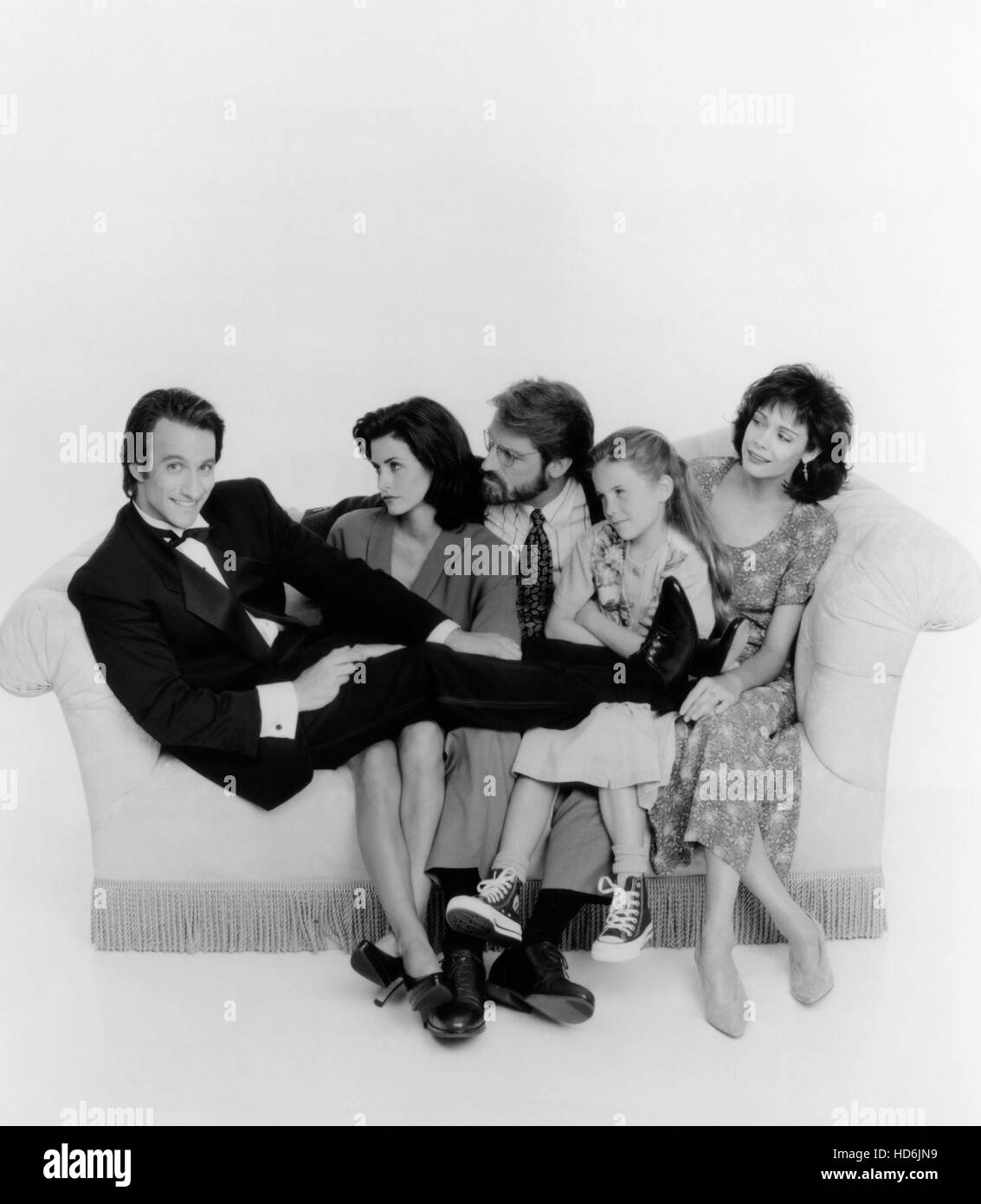 THE TROUBLE WITH LARRY, Bronson Pinchot, Courteney Cox, Perry King ...