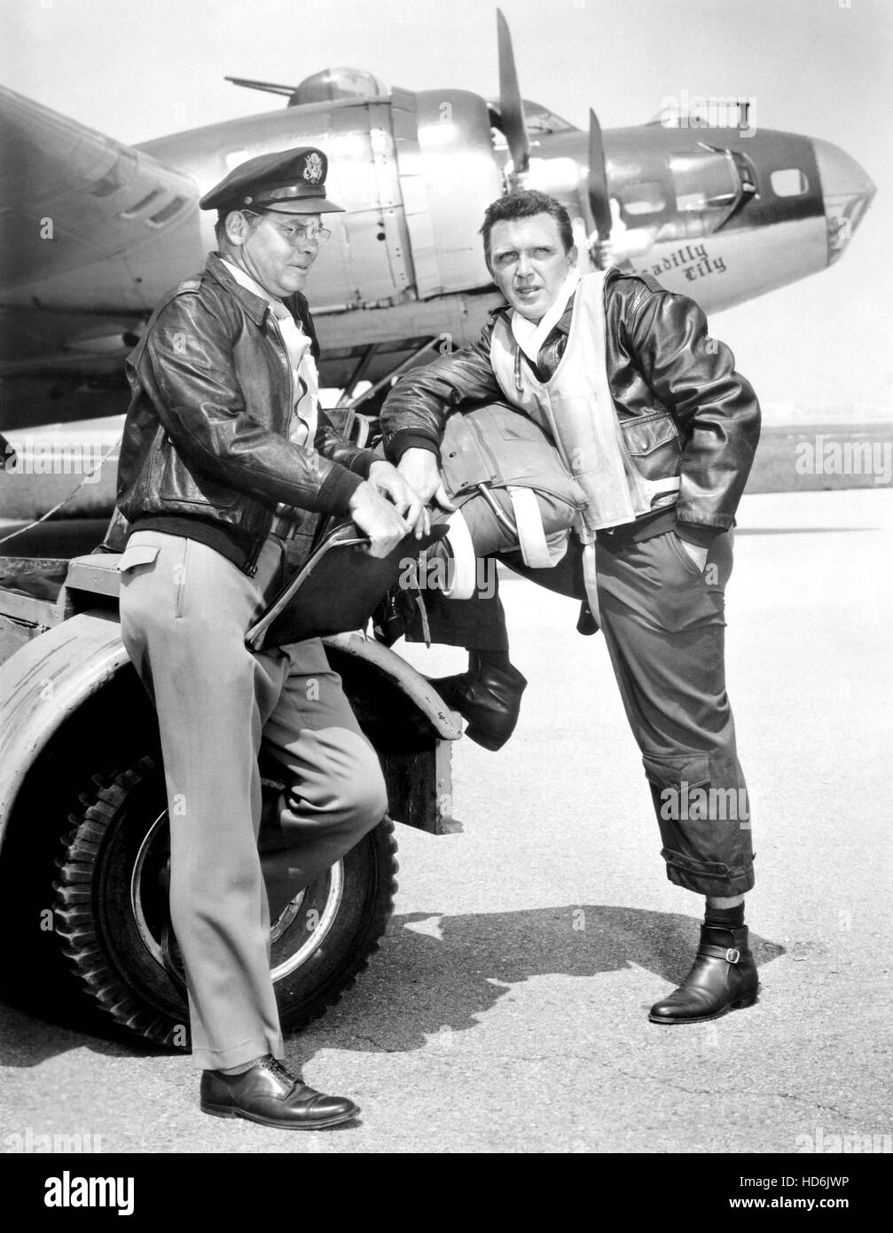 TWELVE O'CLOCK HIGH, Frank Overton, Robert Lansing, 1964-67 Stock Photo ...