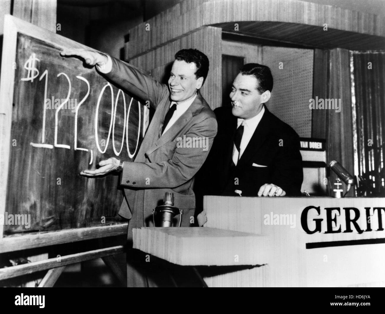 TWENTY-ONE, Charles Van Doren, Jack Barry, 1956-58 Stock Photo - Alamy