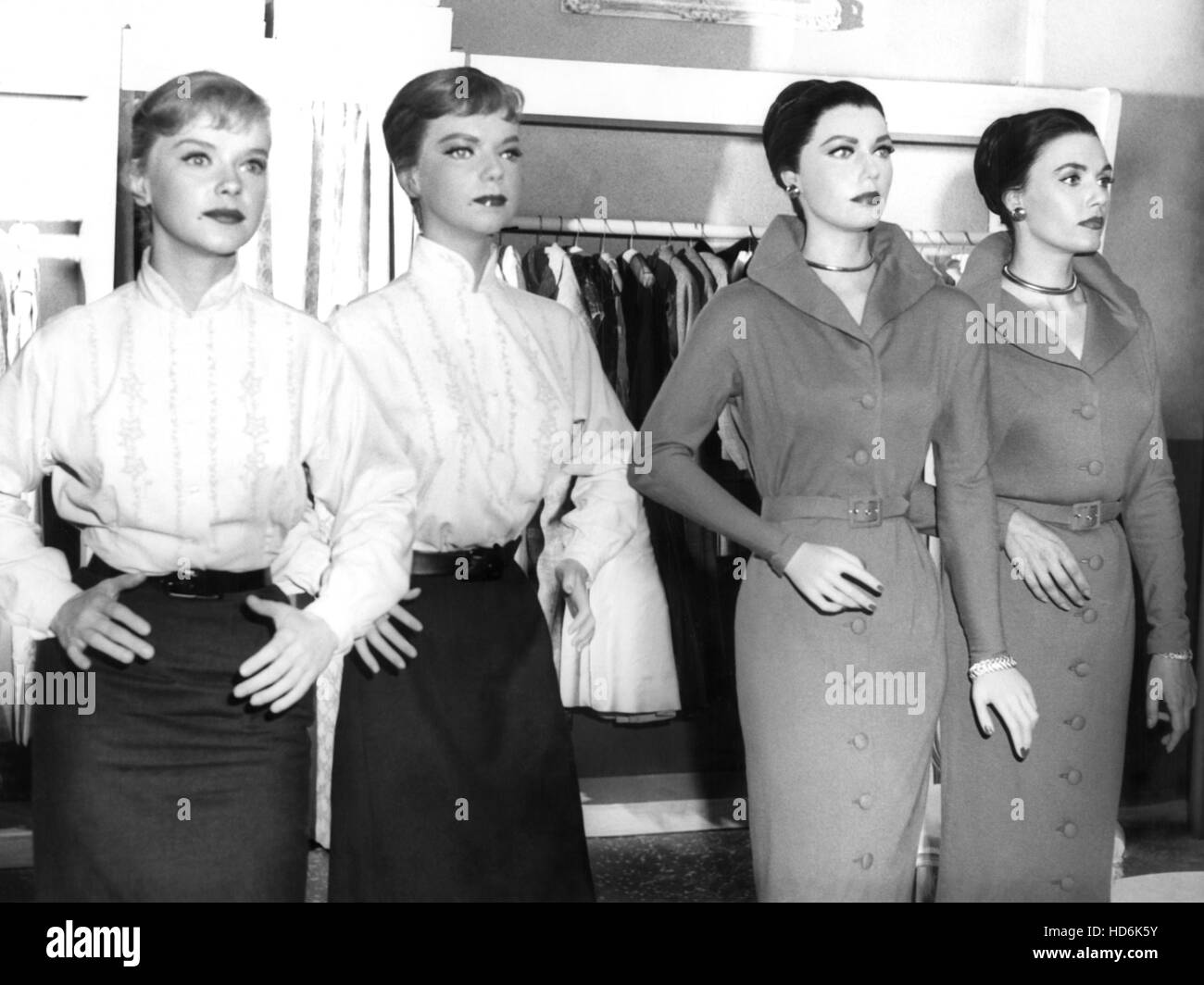The Twilight Zone Anne Francis Left Elizabeth Allen Right On Set The After Hours