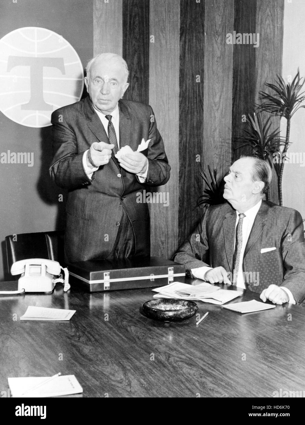 THE TYCOON, Walter Brennan, Jerome Cowan, 1964-65 Stock Photo - Alamy