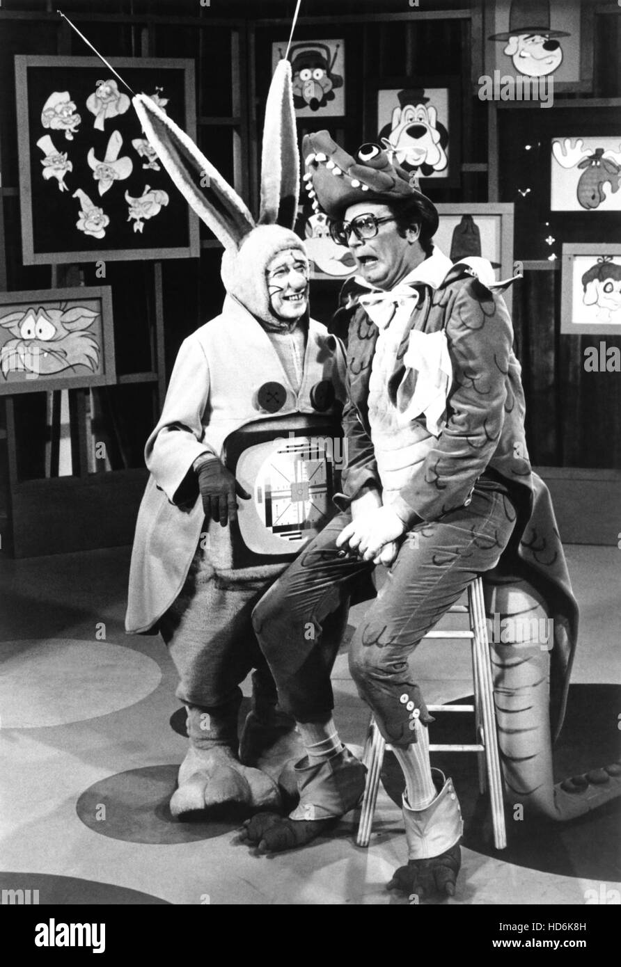 UNCLE CROC'S BLOCK, from left: Johnny Silver, Charles Nelson Reilly ...