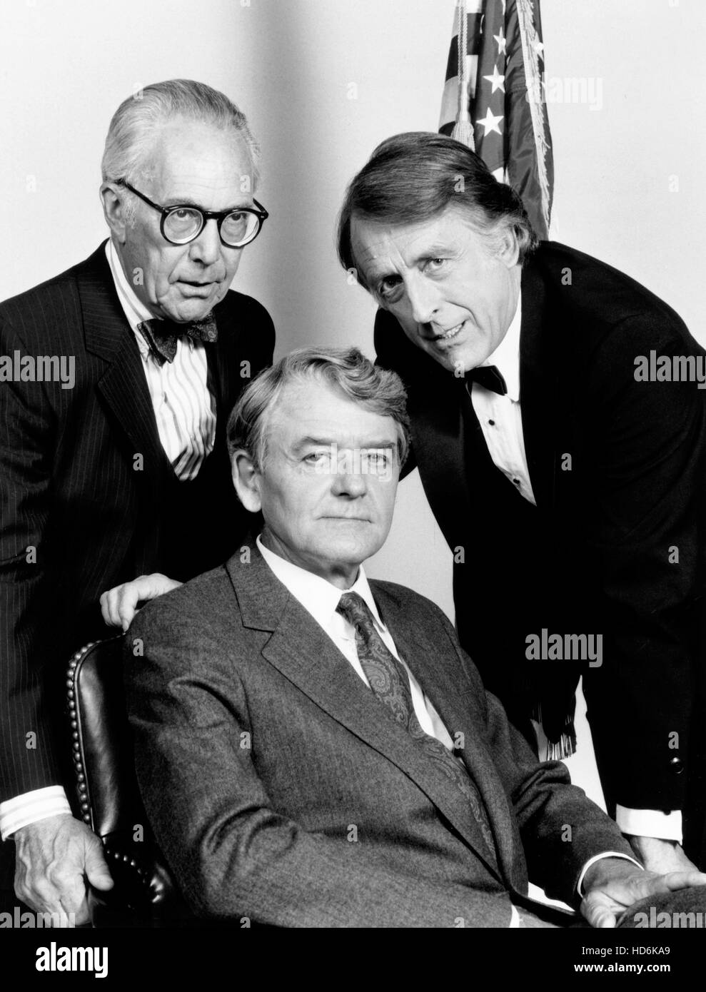UNDER SIEGE, (from left): Mason Adams, Hal Holbrook, Fritz Weaver ...