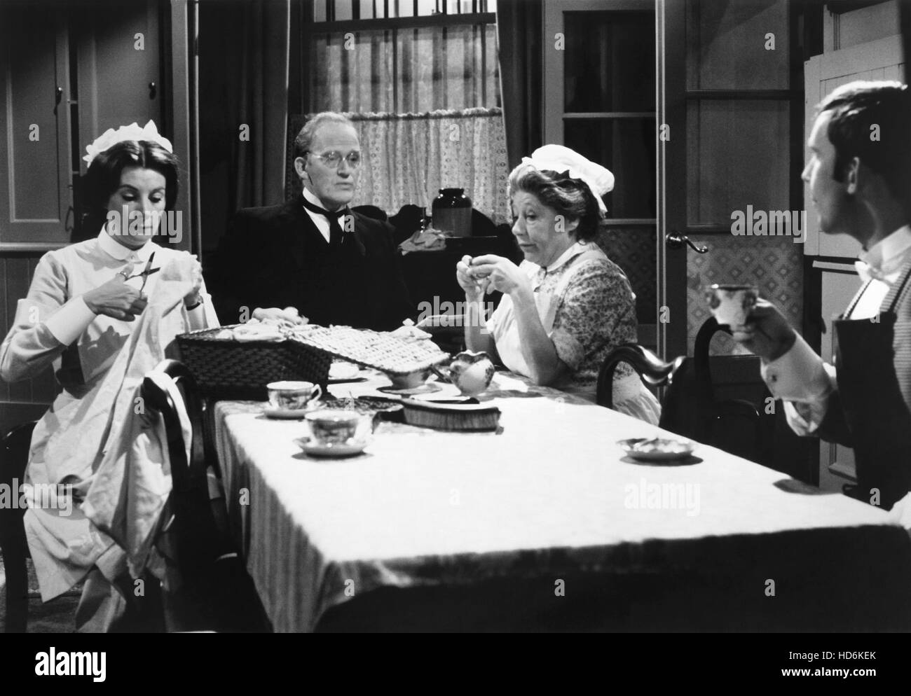 UPSTAIRS, DOWNSTAIRS, from left: Jean Marsh, Gordon Jackson, Angela ...