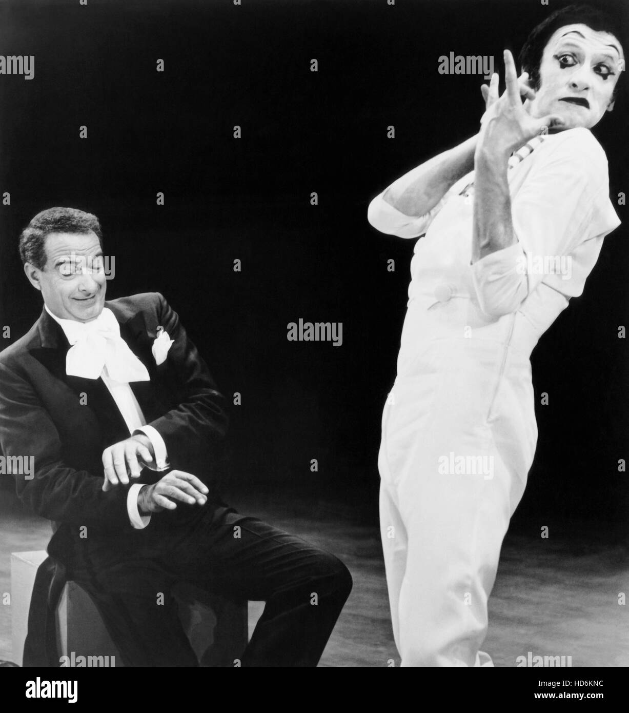 THE VICTOR BORGE SHOW, from left, Victor Borge, Marcel Marceau, 1963 ...