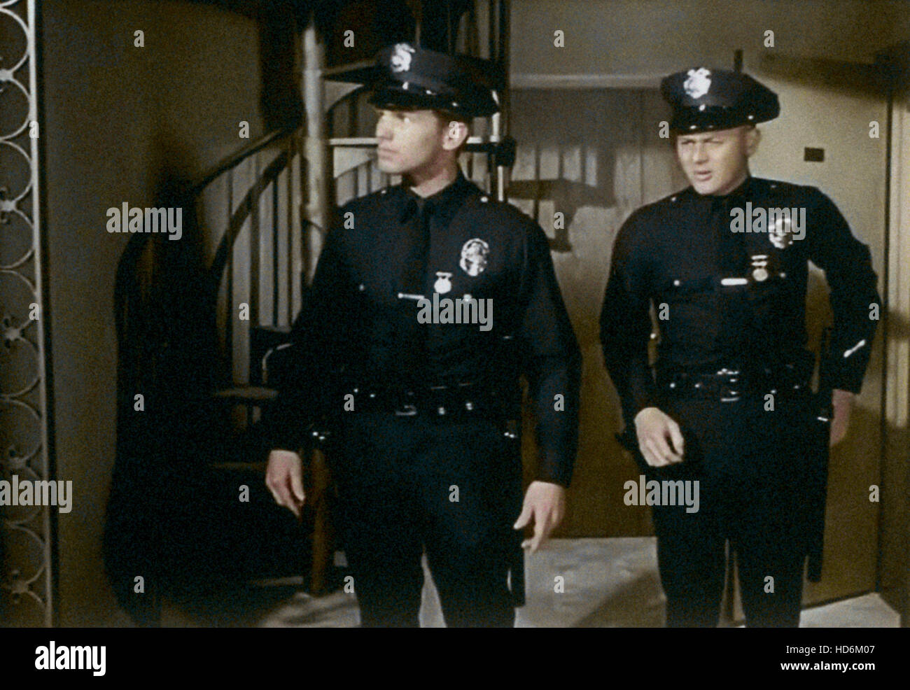 ADAM 12, (from left): Kent McCord, Martin Milner, 1968-75 Stock Photo ...