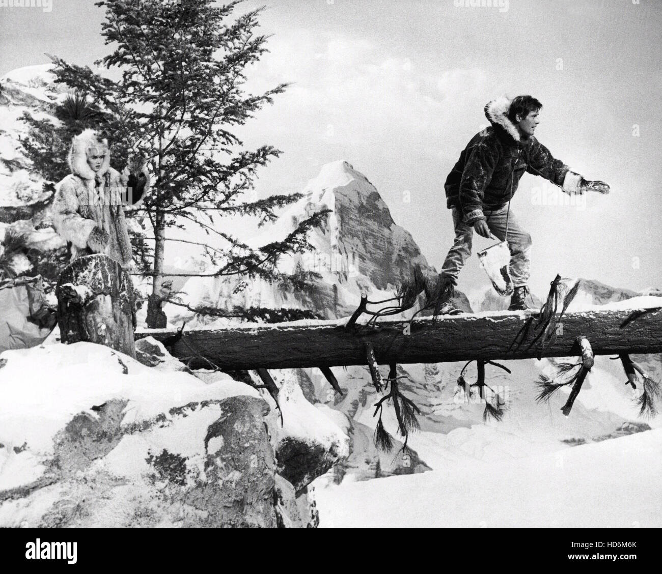 THE ALASKANS, from left: Dorothy Provine, Roger Moore, 1959-60 Stock ...