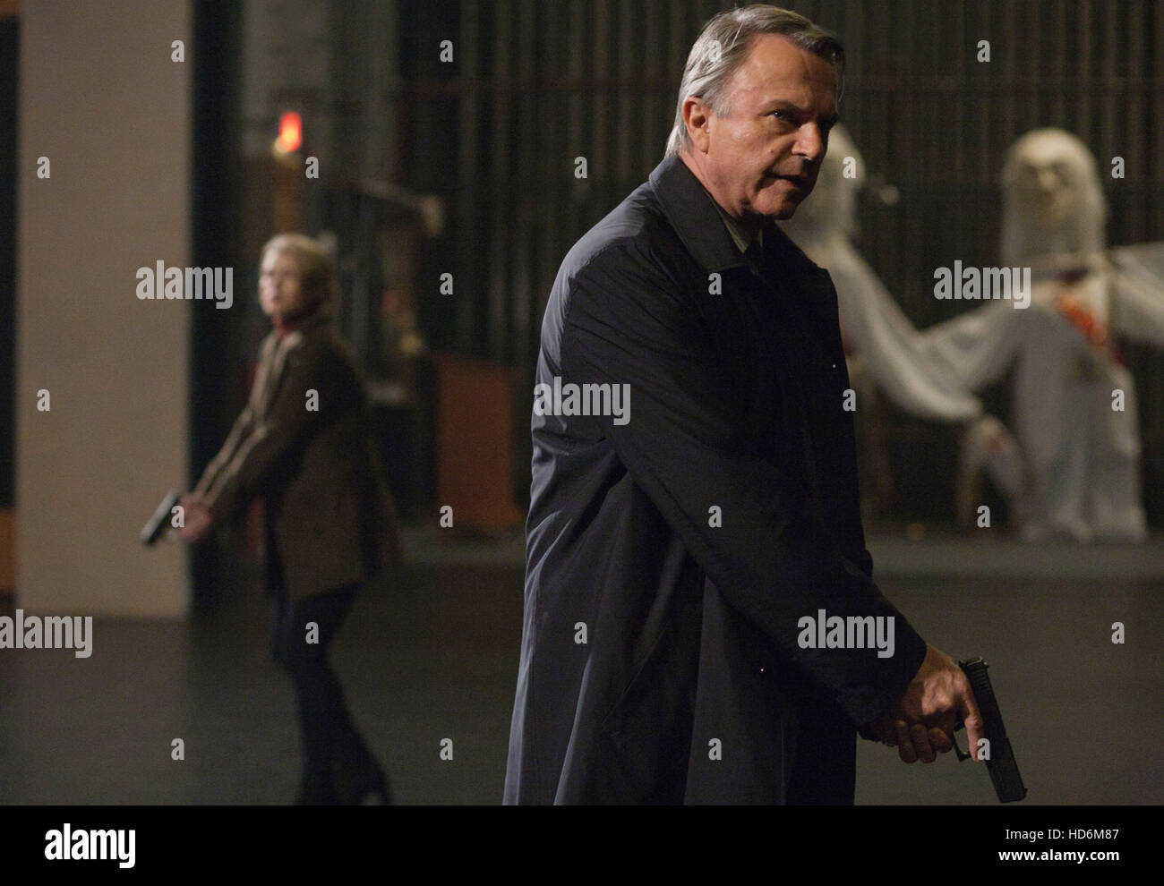 ALCATRAZ, (from left): Sarah Jones, Sam Neill, 'Webb Porter', (Season 1 ...