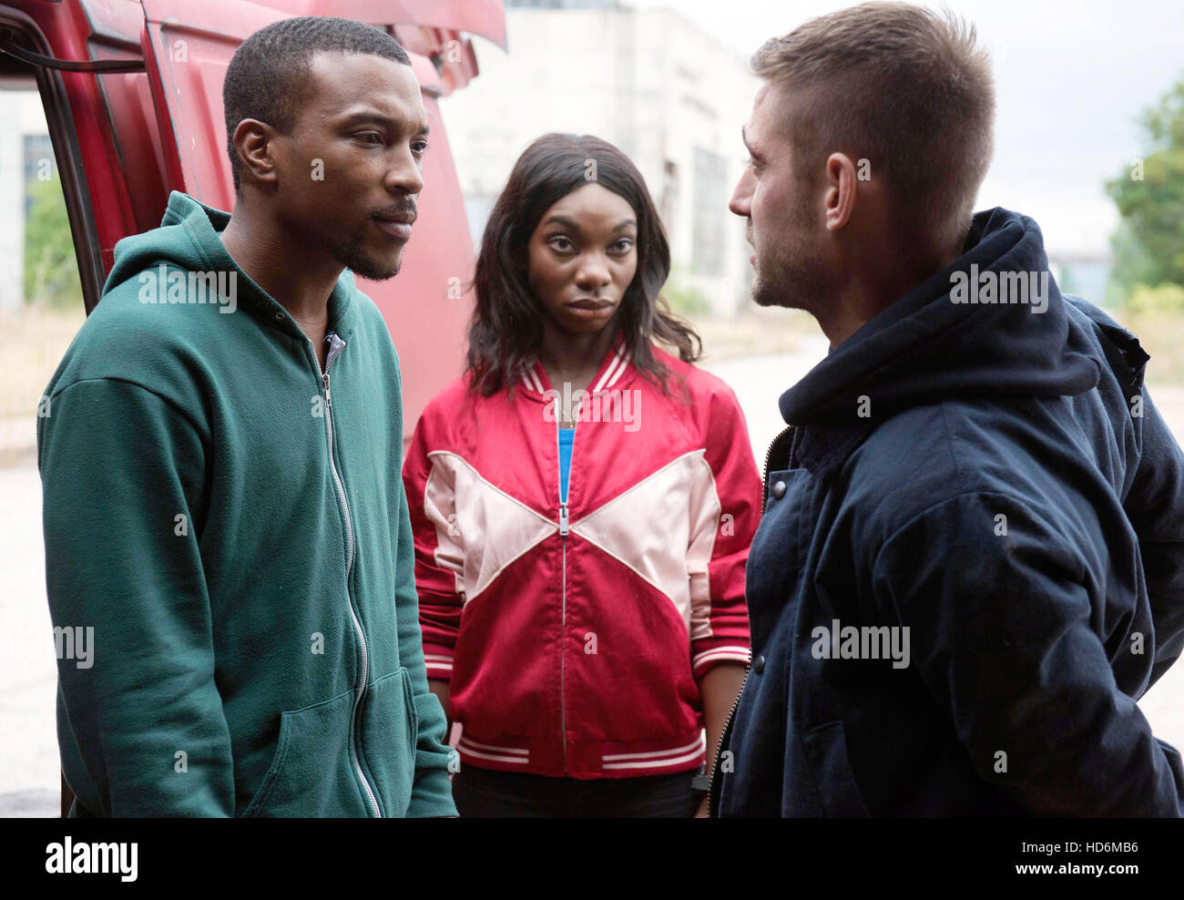 THE ALIENS, (from left): Ashley Walters, Michaela Coel, Michael Socha, (Season 1, ep. 101, aired ...