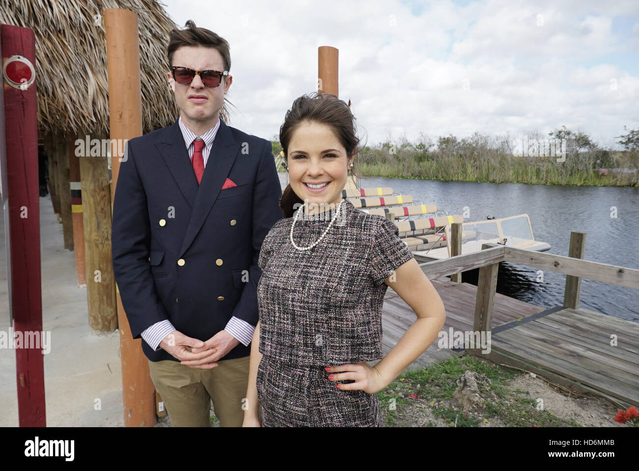 ALMOST ROYAL, (from left): Ed Gamble, Amy Hoggart, 'The Great Outdoors ...