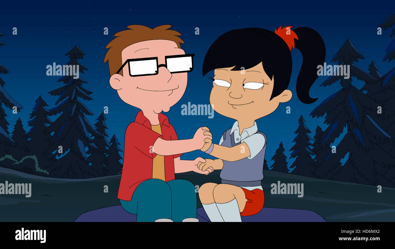 AMERICAN DAD, l-r: Steve Smith, Akiko Yoshida in 'Spelling Bee My Baby' (Season 8, Episode 14 ...