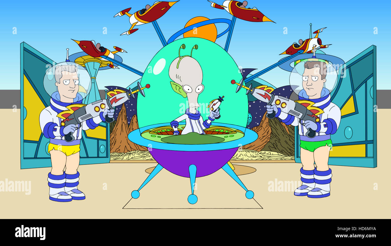 AMERICAN DAD, Roger the alien (center), 'Familyland', (Season 9, ep ...