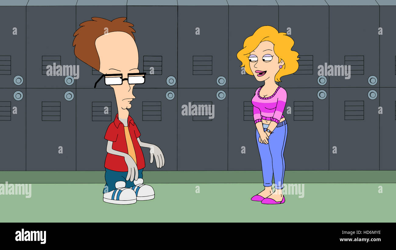 AMERICAN DAD, (from left): Roger (with Steve Smith's face, left), Jenna ...