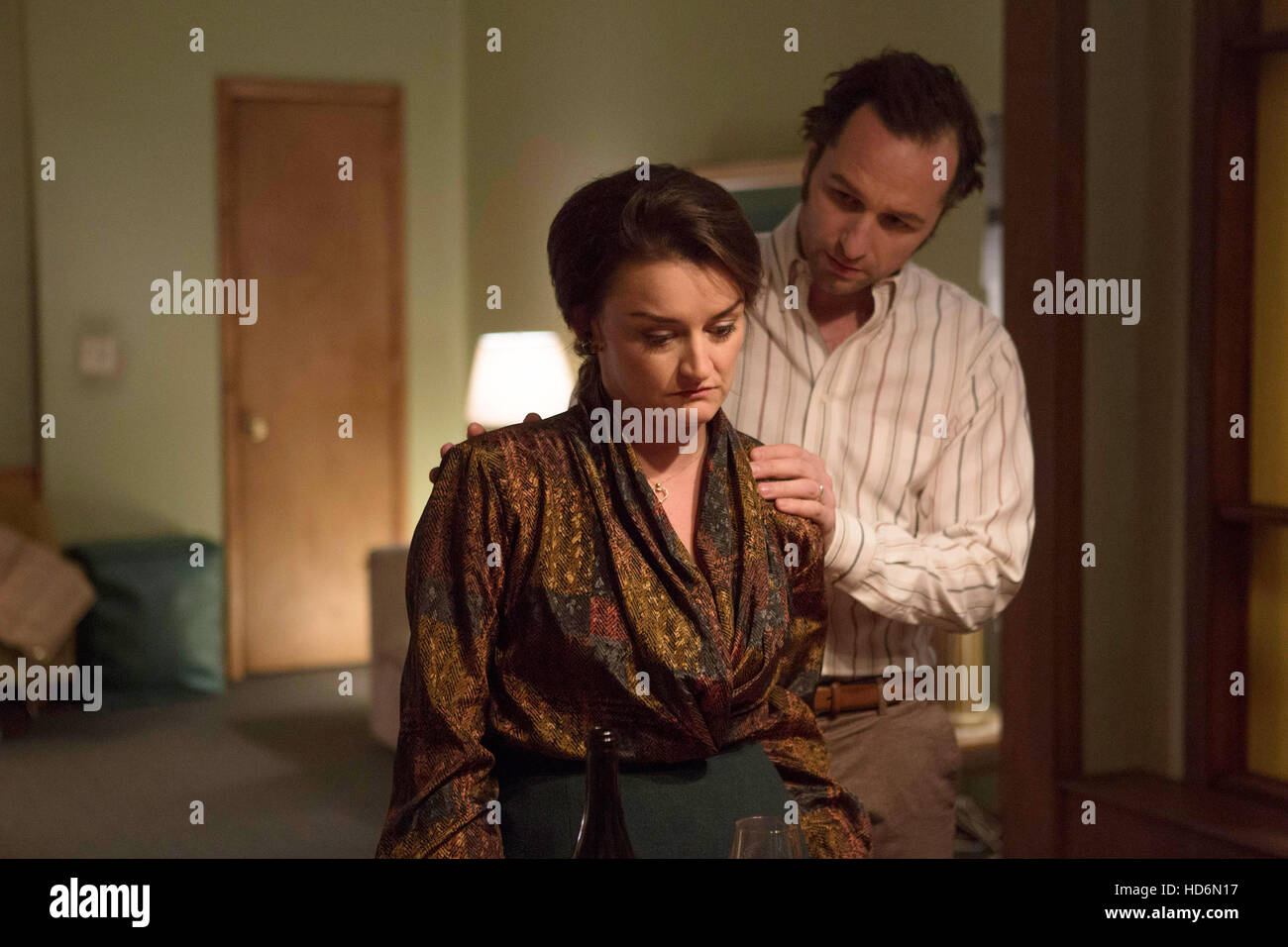 THE AMERICANS, (from left): Alison Wright, Matthew Rhys, 'Clark's Place', (Season 4, ep. 405 ...