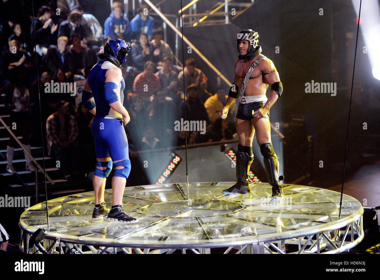 AMERICAN GLADIATORS, challenger Jeff Keller, gladiator Militia (aka ...