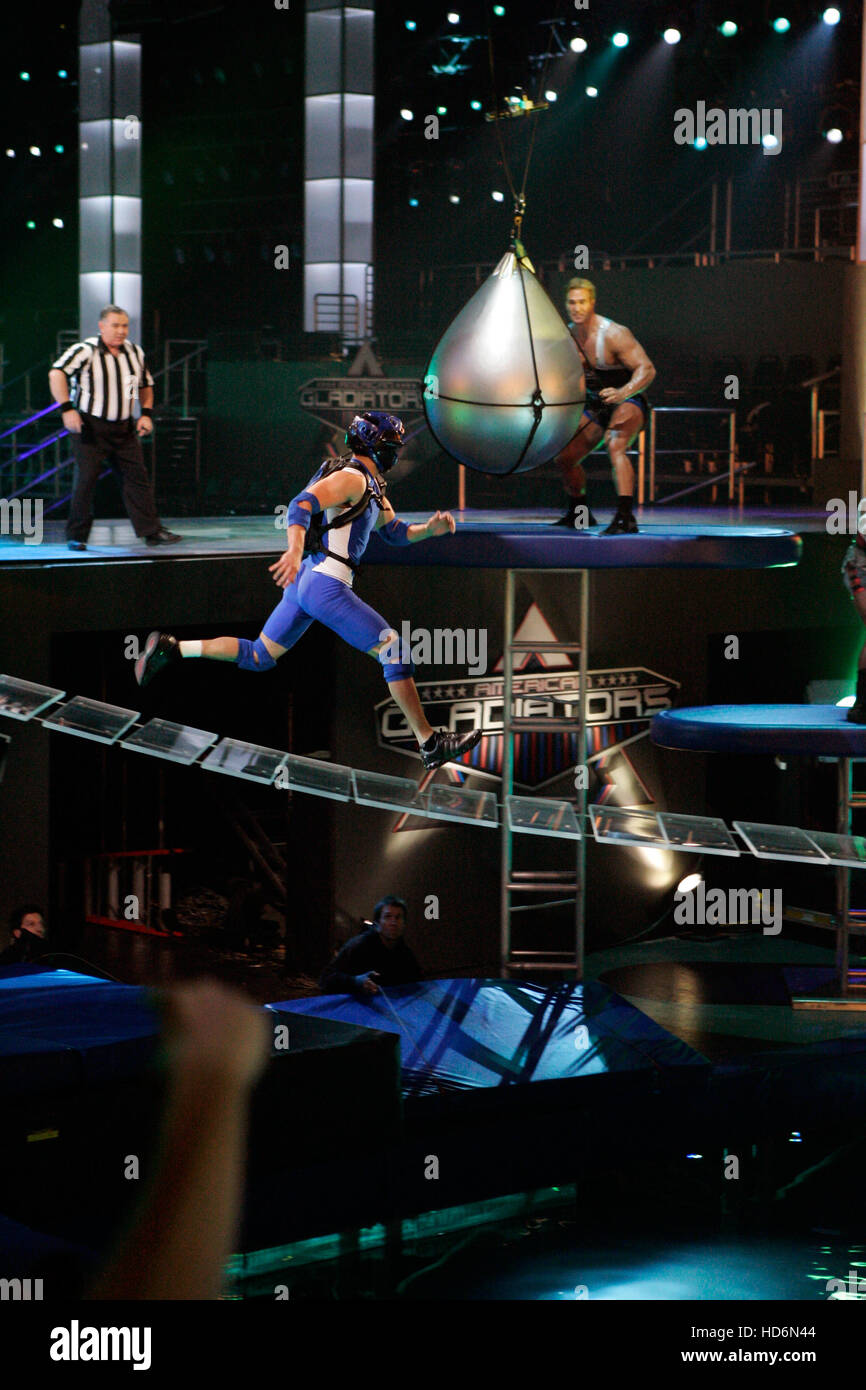 AMERICAN GLADIATORS, Alex Rai, Titan (aka Mike O'Hearn), ('Hit and Run ...