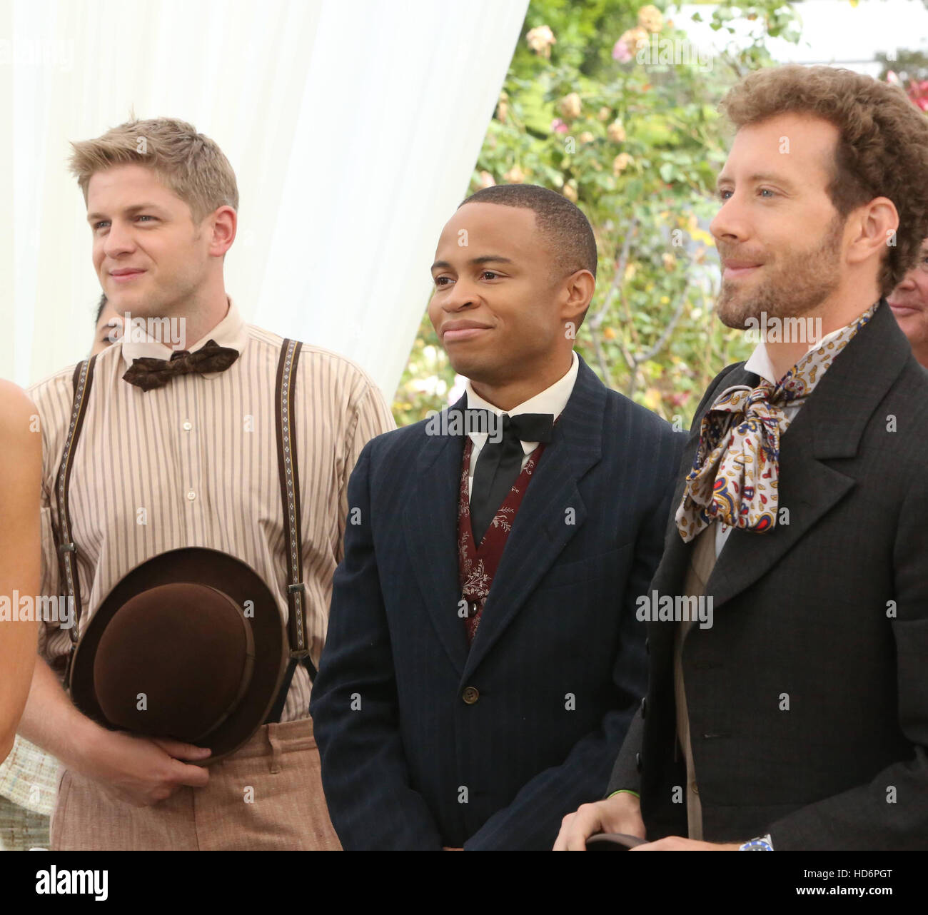 BONES, l-r: Michael Grant Terry, Eugene Byrd, TJ Thyne in 'The Woman In ...