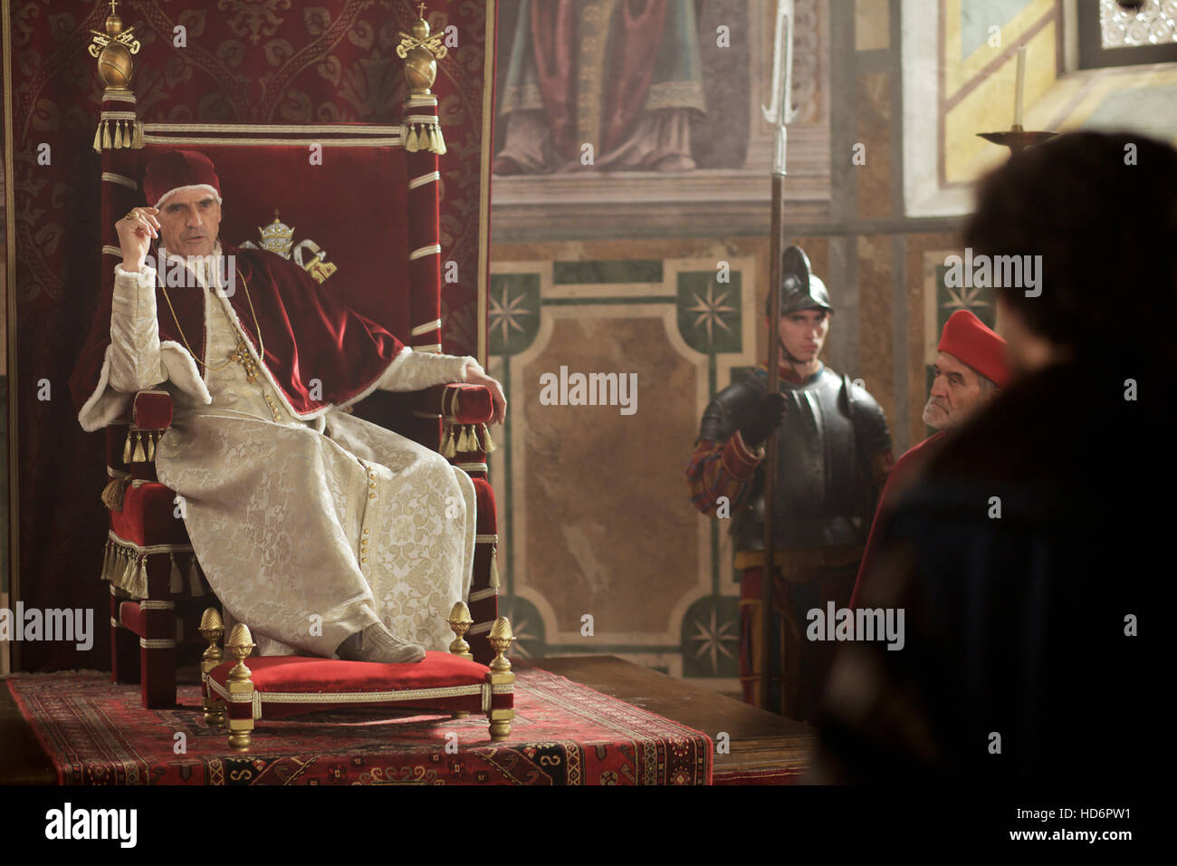 THE BORGIAS, Jeremy Irons, (left), 'Day of Ashes', (Season 2, ep. 206 ...