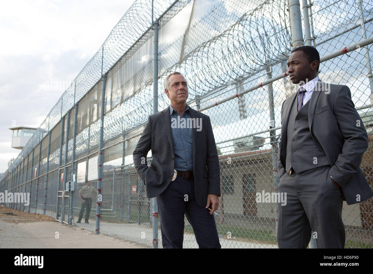 BOSCH, l-r: Titus Welliver, Jamie Hector in 'Chapter Three: Blue ...