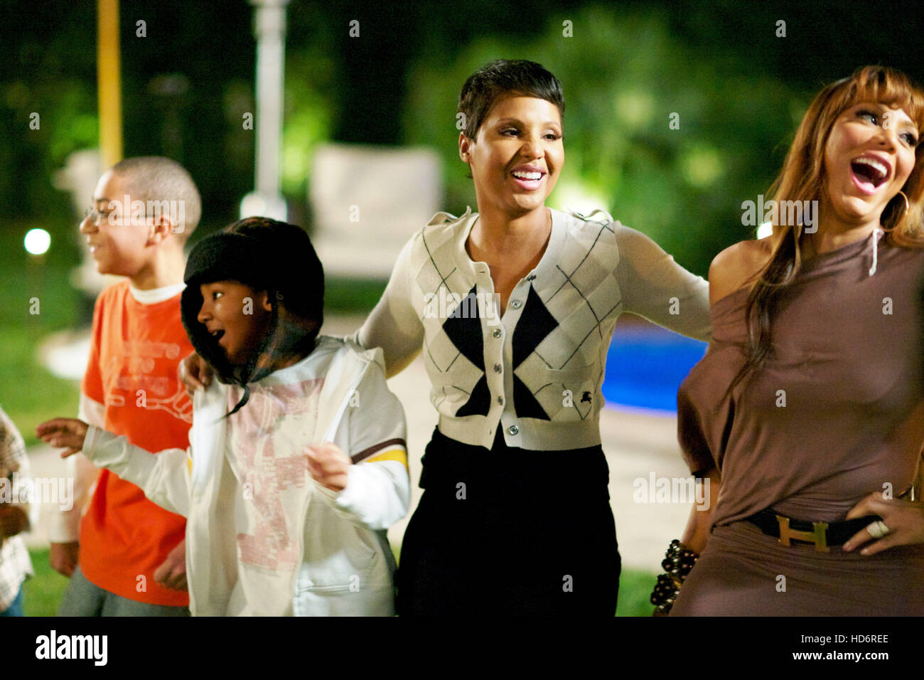 BRAXTON FAMILY VALUES, Toni Braxton (center), Tamar Braxton (right ...