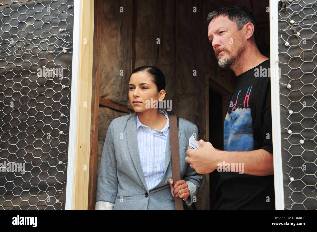 THE BRIDGE, l-r: Emily Rios, Matthew Lillard in 'Lamia' (Season 2 ...