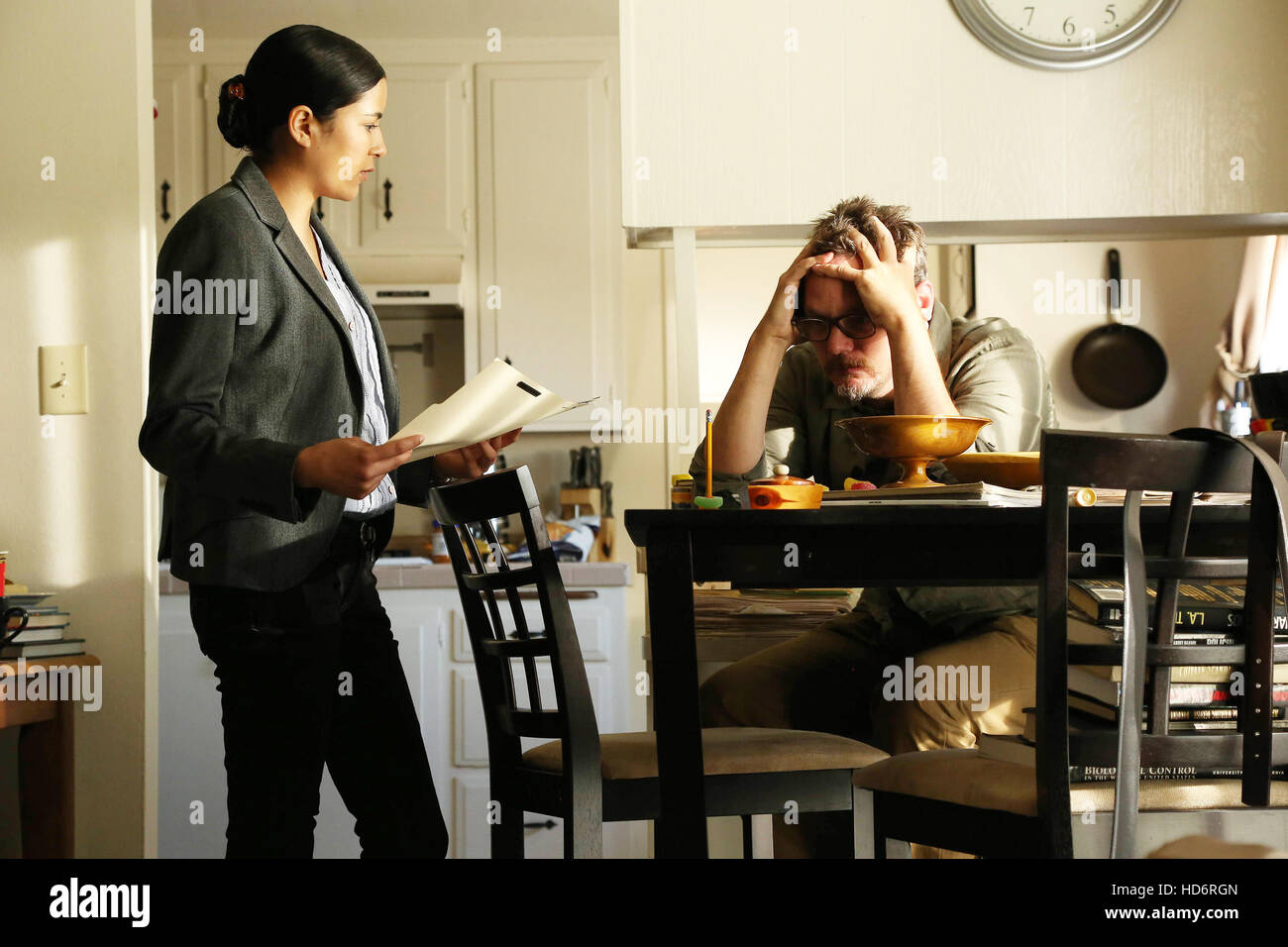 THE BRIDGE, l-r: Emily Rios, Matthew Lillard in 'ID' (Season 1, Episode ...