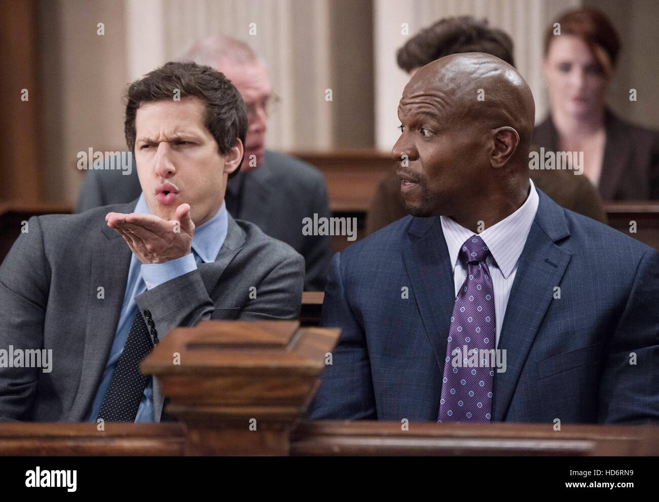 BROOKLYN NINE-NINE, (from left): Andy Samberg, Terry Crews, 'Jake and ...