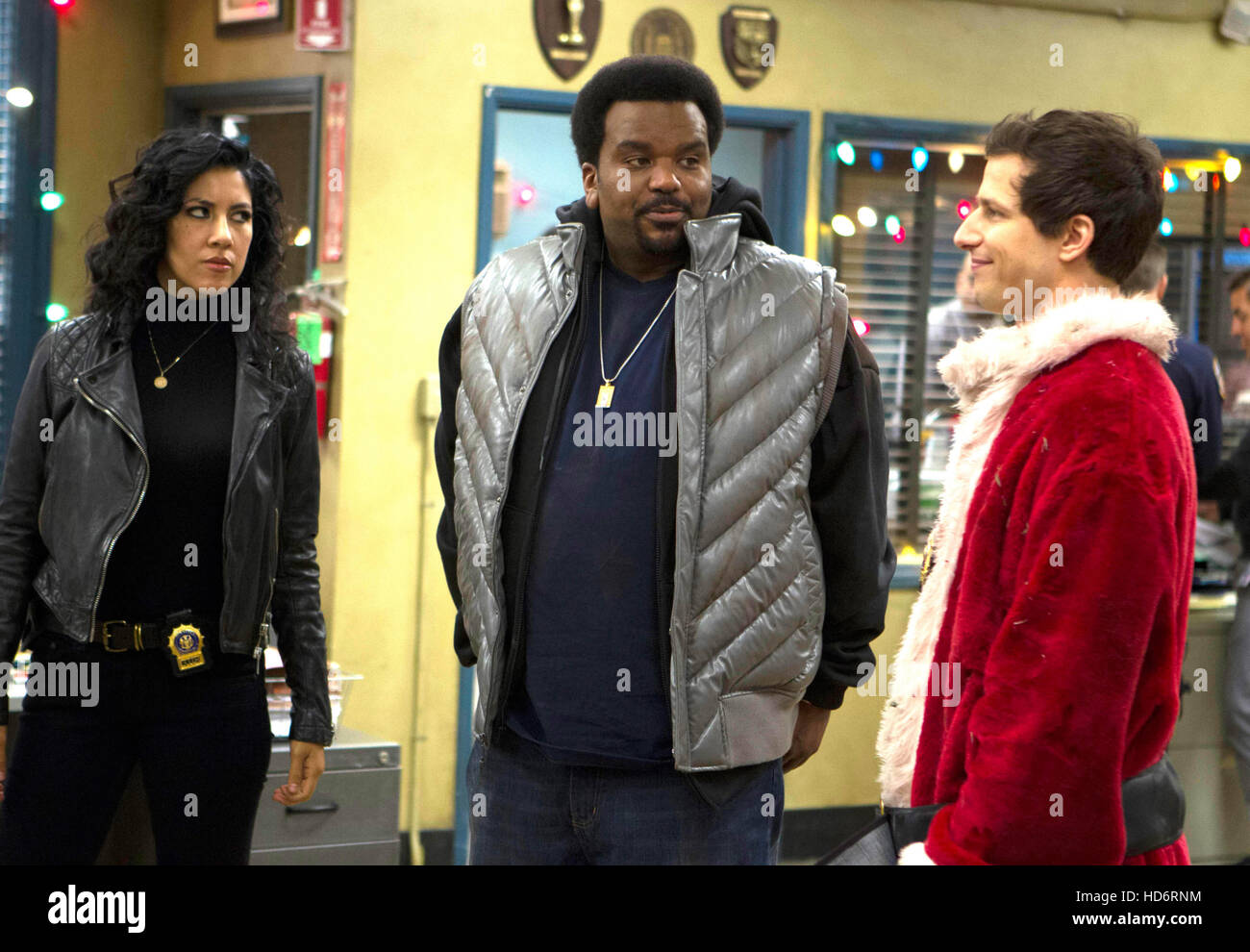 BROOKLYN NINE-NINE, (from left): Stephanie Beatriz, Craig Robinson ...