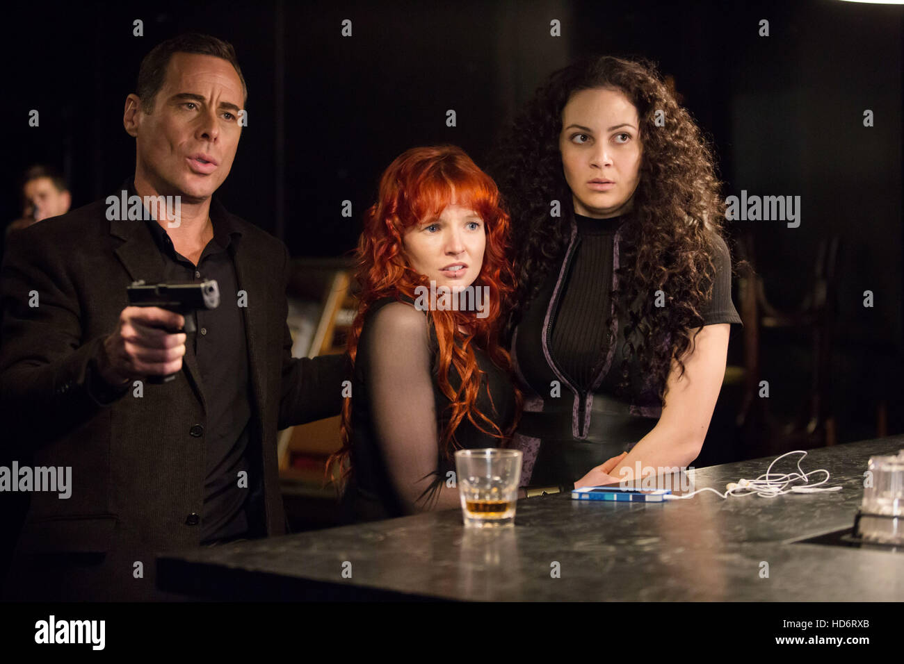 CLEVERMAN, (from left): Marcus Graham, Stef Dawson, Alexis Lane, 'Sun ...