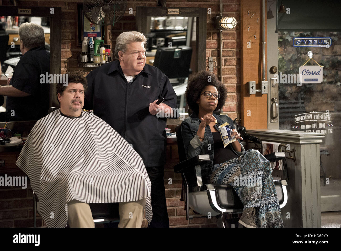 CLIPPED, (from left): Carlos Antonio, George Wendt, Diona Reasonover ...