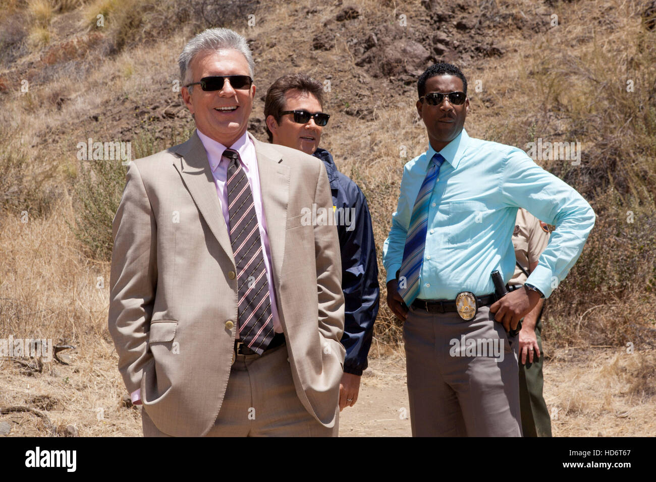 THE CLOSER, (from left): Tony Denison, Jon Tenney, Corey Reynolds ...