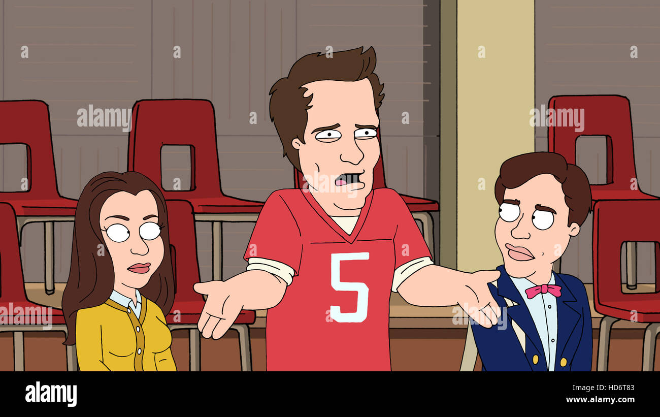 THE CLEVELAND SHOW, (from left): Rachel (guest voice Lea Michele), Finn ...