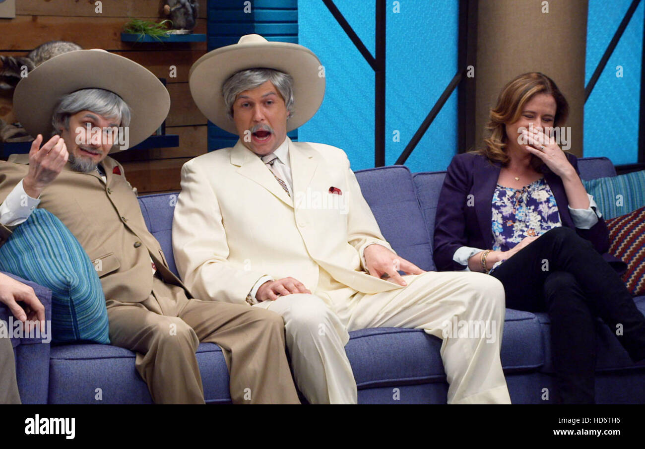 COMEDY BANG! BANG!, l-r: Paul Brittain, Taran Killam, Jenna Fischer in ...