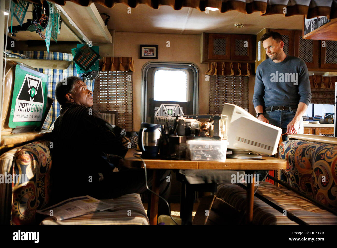 COMMUNITY, (from left): Keith David, Joel McHale, 'Lawnmower ...
