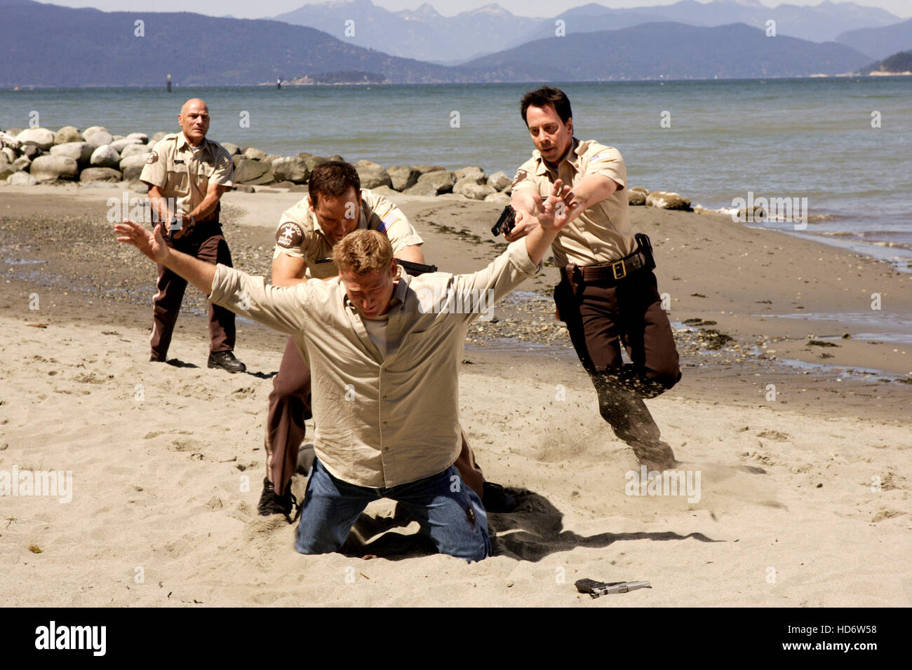 THE DEAD ZONE, From center l to r: Chris Bruno, Aaron Pearl, Bill Mondy ...