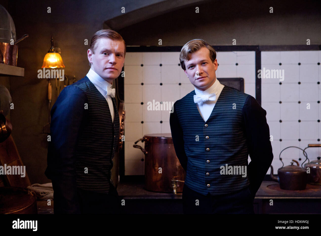 DOWNTON ABBEY, l-r: Matt Milne, Ed Speleers, (Season 3), 2010-, ph ...