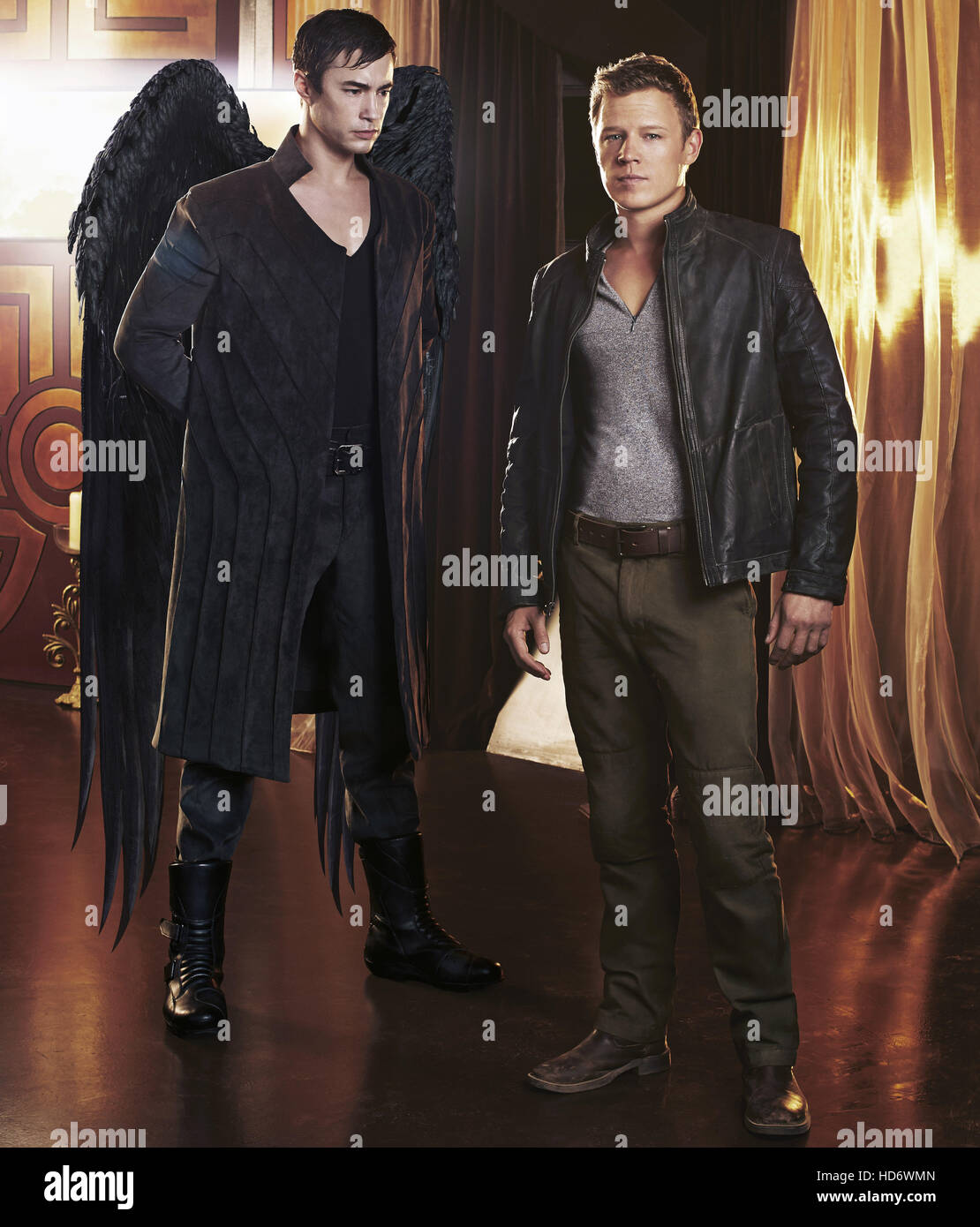 DOMINION, (from left): Tom Wisdom, Chris Egan, (Season 1, 2014). ph: Gavin Bond / ©Syfy ...