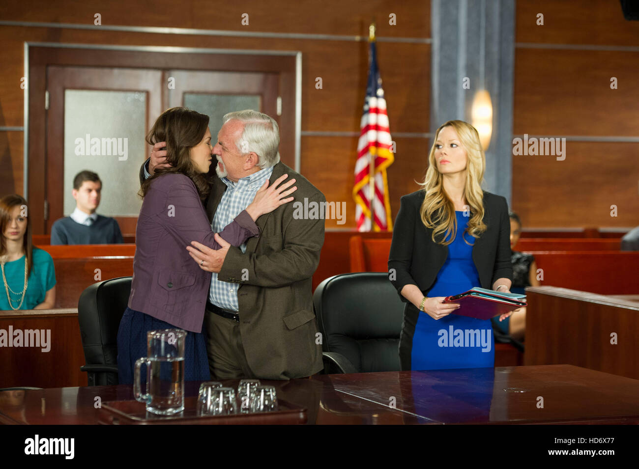 DROP DEAD DIVA, l-r: Lauren Brown, John Ratzenberger, Kate Levering in ...