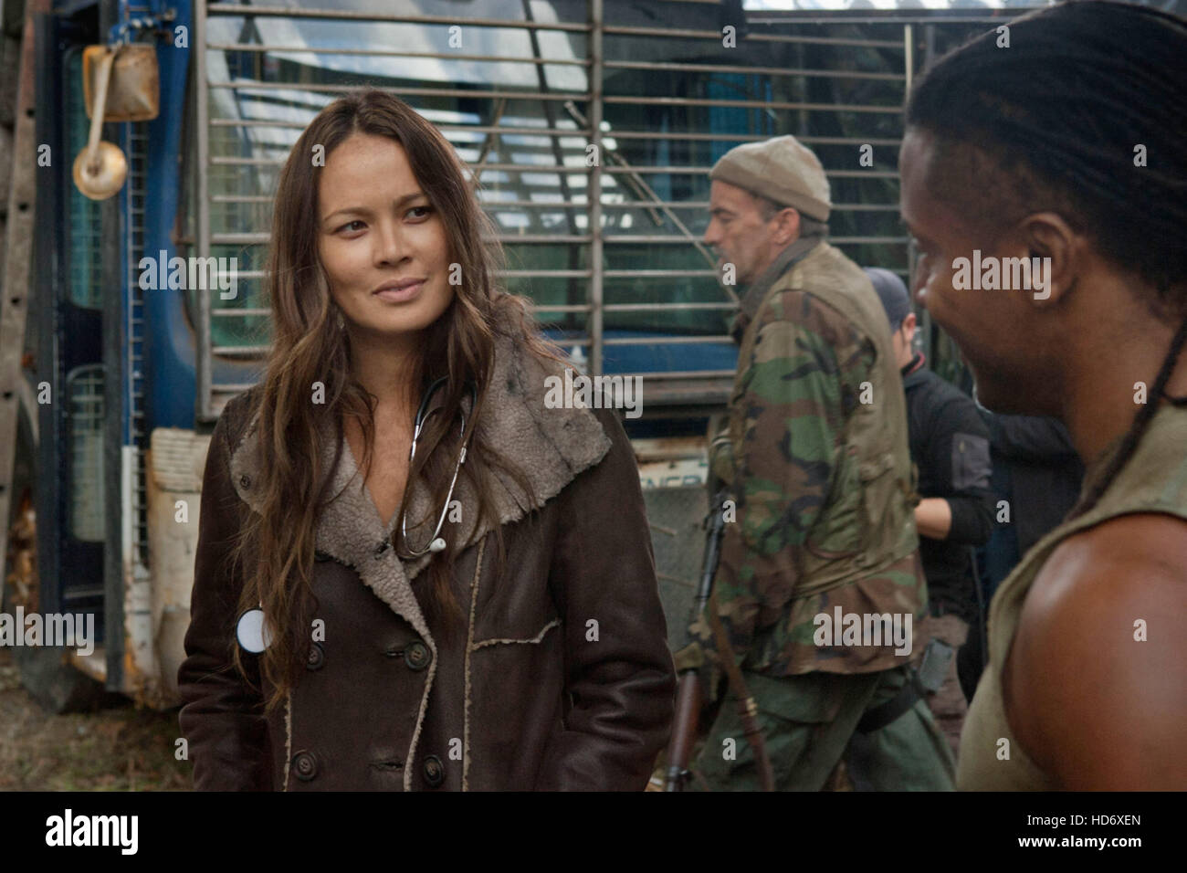 FALLING SKIES, (from left): Moon Bloodgood, Brandon Jay McLaren ...