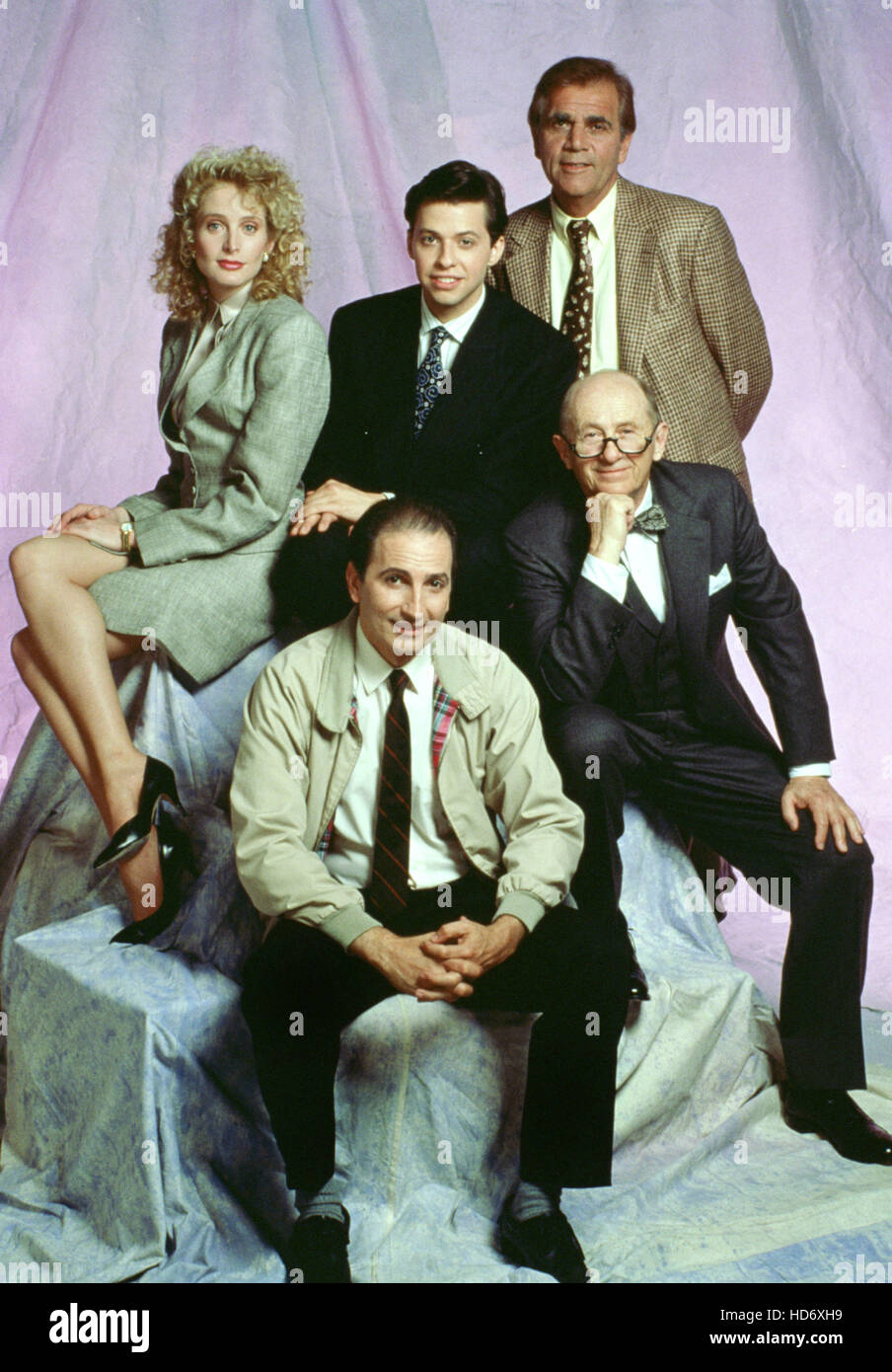 The Famous Teddy Z Clockwise From Top Left Jane Sibbett Jon Cryer Alex Rocco Milton
