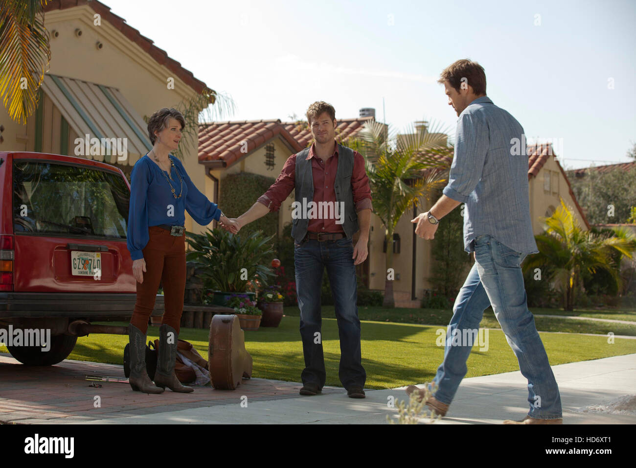 THE FINDER, (from left): Annette O'Toole, George Stults, Geoff Stults ...