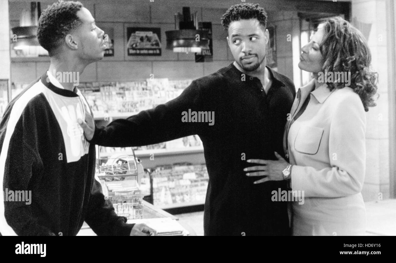 THE WAYANS BROS., (from left): Marlon Wayans, Shawn Wayans, Pam Grier ...